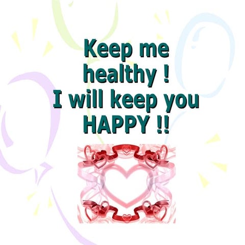 Keeping healthy | PPT