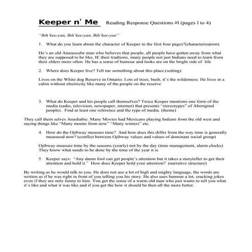 Keeper #1 | DOC | Comedy | Genres