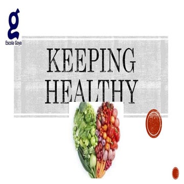 Keeping healthy | PPTX