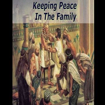 Keeping peace in the family | PPT