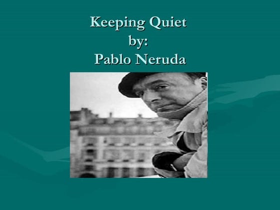 Keeping quiet | PPT