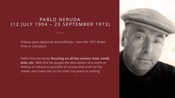 Keeping quiet- Pablo Neruda | PPTX