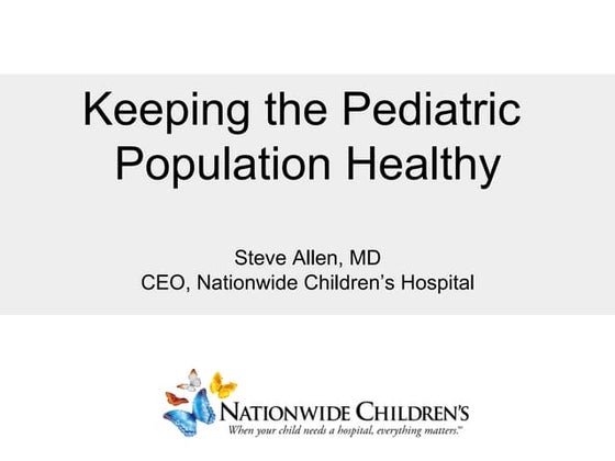 Implementing a Population Health Model (Kristofer Smith) | PPT
