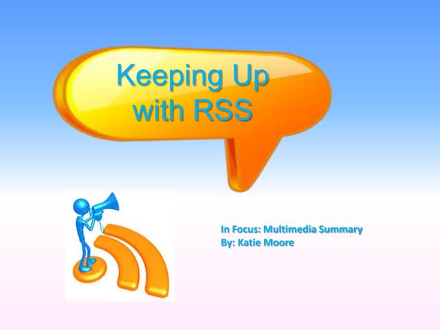 Introduction to RSS | PPT