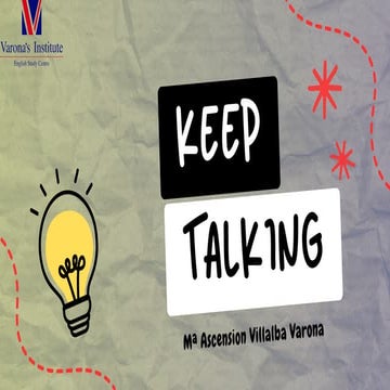 SPEAKING EXAMS: KEEP THE CONVERSATION GOING | PPT