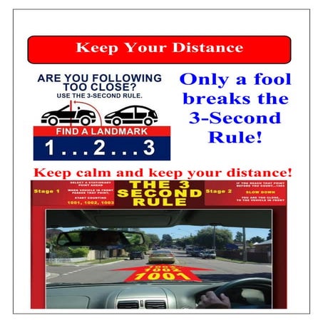 Save distance while driving will save your life | PDF