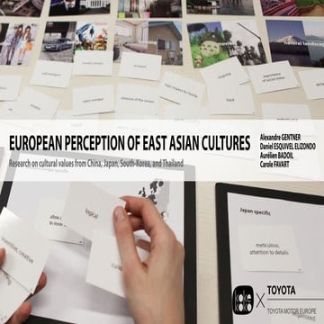 European perception of East Asian cultures - Research on cultural ...
