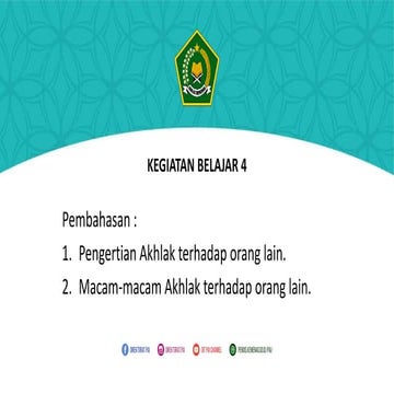 KB 4 Pengertian dan Macam-Macam Akhlak | PPTX