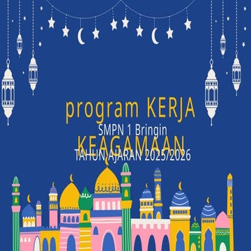 Prokram Kerja Kegiatan Keagamaan SMP Negeri 1 Bringin.pptx