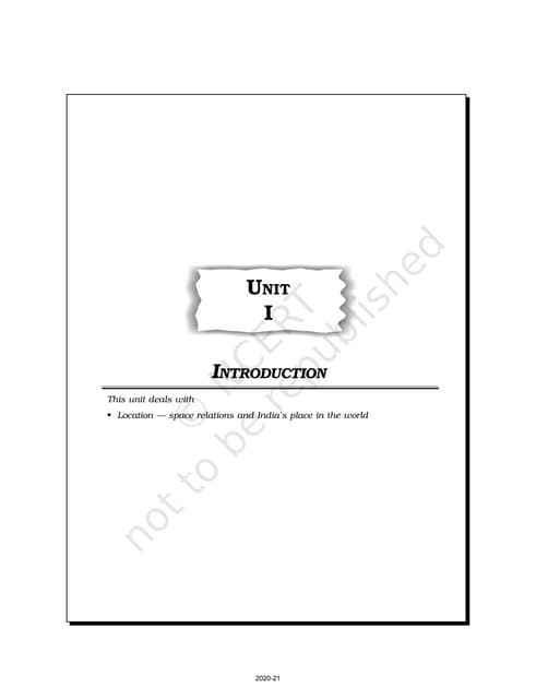 Class 9th Geography Chapter 1| India-Size and Location | PDF | Asia ...