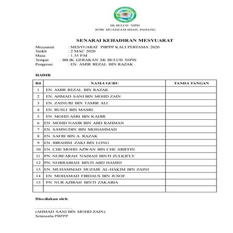 Kehadiran Mesyuarat(1).doc
