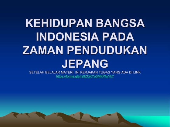 Proses masuknya jepang ke indonesia | PPT