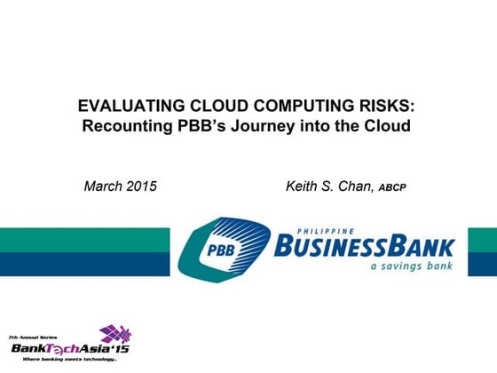Cloud computing risk & challenges | PDF | Computing | Technology & Computing