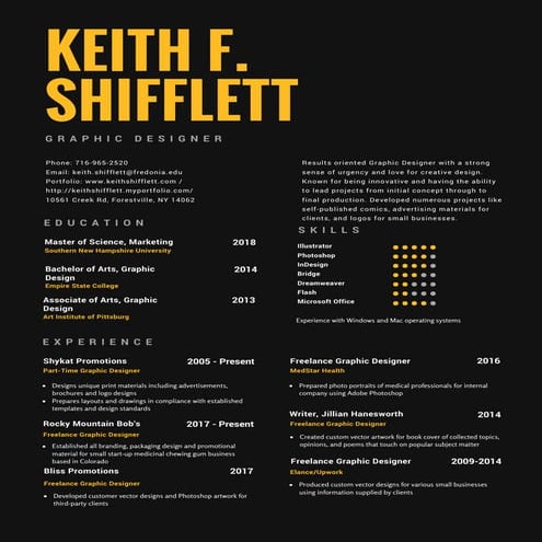Keith Shifflett Graphic Designer | PDF