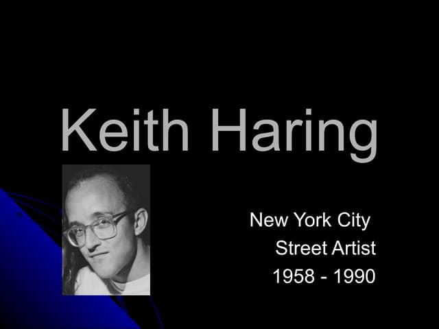 keith Haring for kids | PPTX