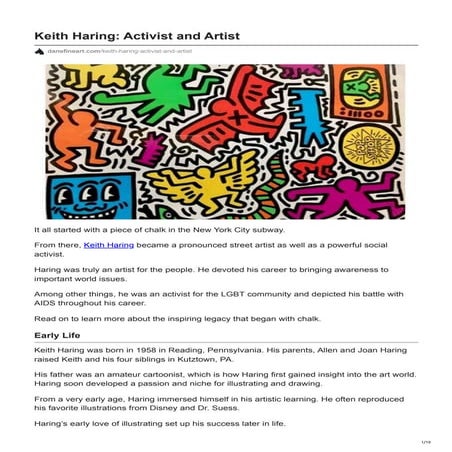 Keith haring | PPTX