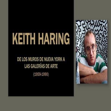 Keith Haring. Artista pop. | PPT