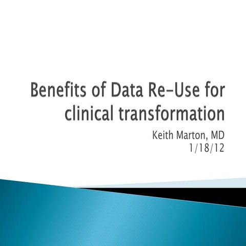 Case Study “Clinical Transformation: Experience of One System” | PPT