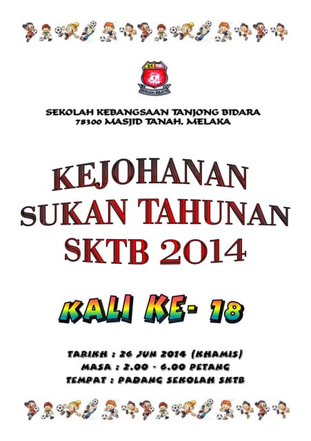 Buku program hari sukan | DOC
