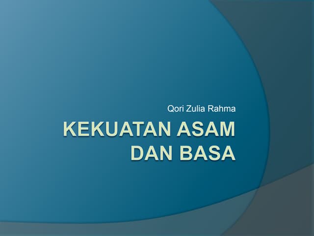 Titrasi asam basa | PPTX