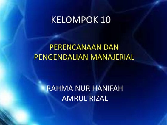 Manajemen dan Lingkungannya | PPTX
