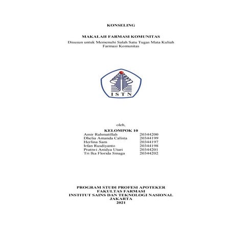 Kel 10. farkom makalah-konseling | PDF