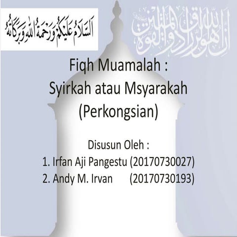 Kel 15 Fiqh Muamalah Syirkah.pptx