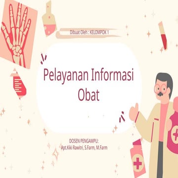 Pelayanan Informasi Obat (PIO) | PPTX