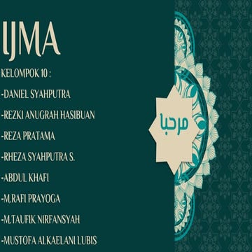 KEL 1O AGAMA ISLAM IJMA'.pptx