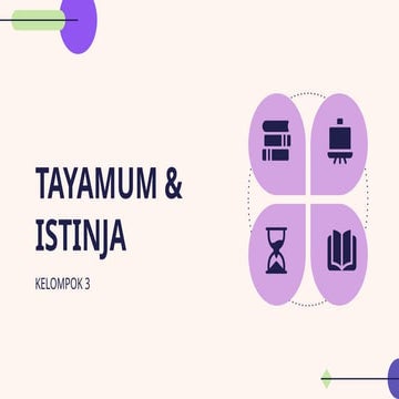 KEL 3_TAYAMUM & ISTINJA dalam madzhab syafii.pptx