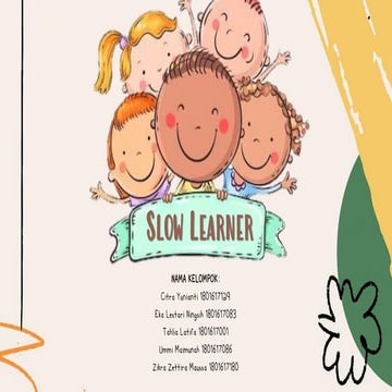 kel 4 KELOMPOK 4 - SLOW LEARNER PPT - Tugas Psikologi UNJ - Psikologi Pendidikan Siswa ...