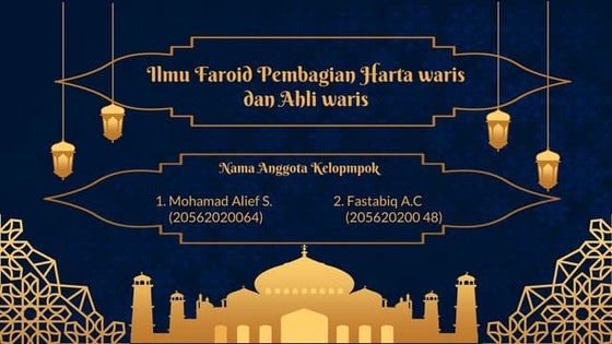 Materi tentang hukum waris dalam islam.ppt