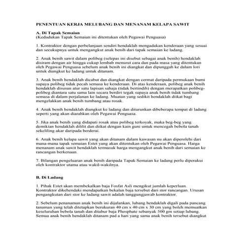 Nota Pengenalan Tentang Kelapa sawit | DOC