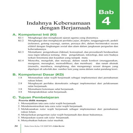 Kelas 07 SMP Pendidikan Agama Islam dan Budi Pekerti RPP Bab 4 | PDF