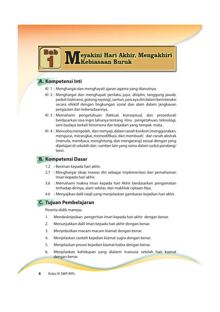 BAB 7 - MA PAIBP Kls 5 MODUL AJAR PAI DAN BP KELAS 5 BAB 7 TENTANG KETIKA BUI BERHENTI BERPUTAR ...