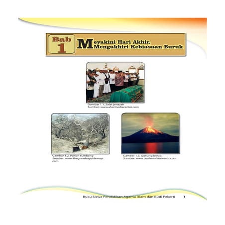 Kelas 09 SMP Pendidikan Agama Islam dan Budi Pekerti Bab 1 | PDF