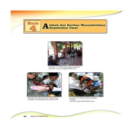 Kelas 09 SMP Pendidikan Agama Islam dan Budi Pekerti Bab 4 | PDF