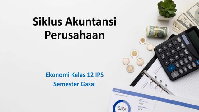 Siklus akuntansi perusahaan jasa p pt. | PPTX