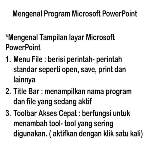 TIK kelas 5 SD BAB 1 Materi microsoft power point | PPTX