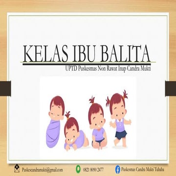 Materi kelas ibu balita (penyuluhan) oke | PPTX