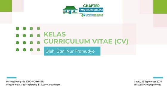 power point curriculum vitae pengertian contoh | PPTX