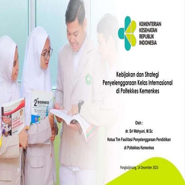 Kelas Internasional_KSLN KEMENKES POLTEKKES | PPTX