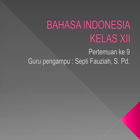 Kelas xii pertemuan 3 | PPTX