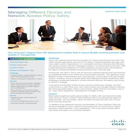 Cisco Identity Services Engine (ISE) | PPTX