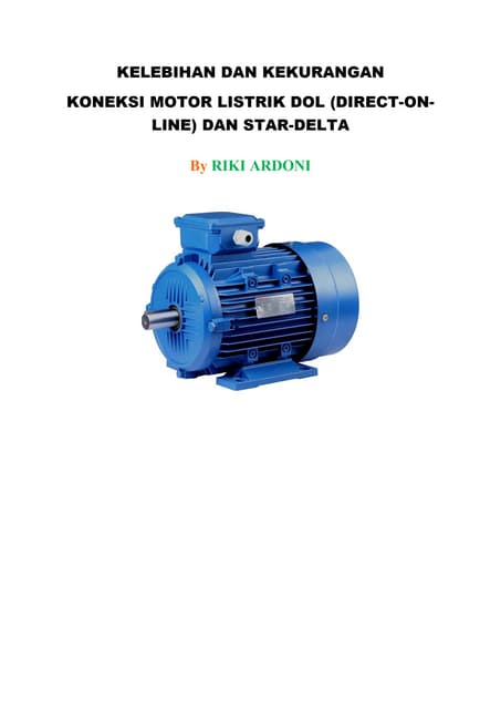 CARA MENENTUKAN UKURAN AMPERE CONTACTOR YANG COCOK UNTUK MOTOR LISTRIK ...