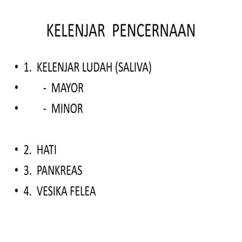 Histologi kelenjar saliva | DOCX