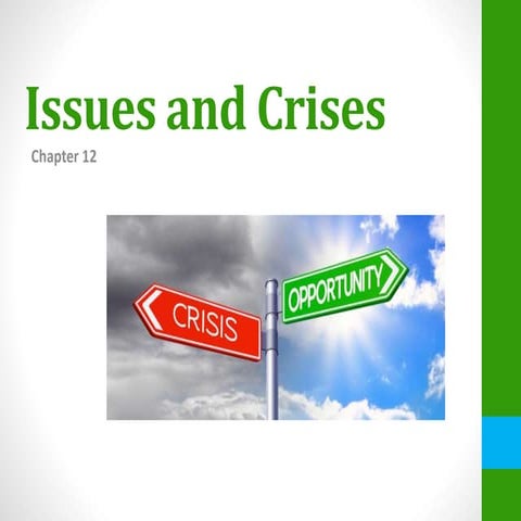 Chapter 12 - Issues and Crises | PPTX