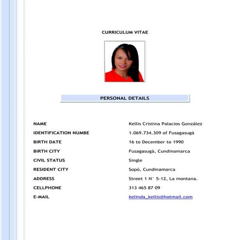 MELISSA CV | PDF