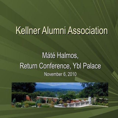 Kellner Alumni - Introduction | PPT | College Education | Education
