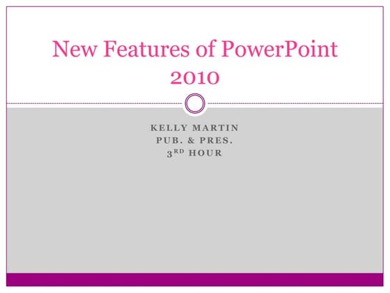 Introducing Powerpoint 2010 | PPTX